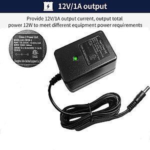 12V 1000MA Round Hole Battery Charger with Charging Indicator Light for Kids Electric Ride-On Cars