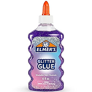 Elmer's Glitter Liquid Glue, Blue, Pink, Purple 3 Count