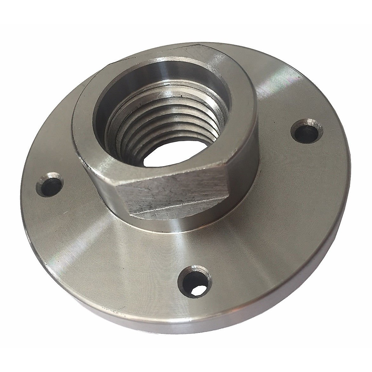 Steel Face Plate 1"-8 Threaded for Wood Lathe Turning (3")