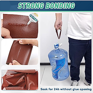 Leather Glue Adhesive, Leather Glue Repair, Leather Glue for Purses, Car Seat, Shoes and Sofa, Bonding Between Leather and Leather, Leather and Substrates of Different Materials