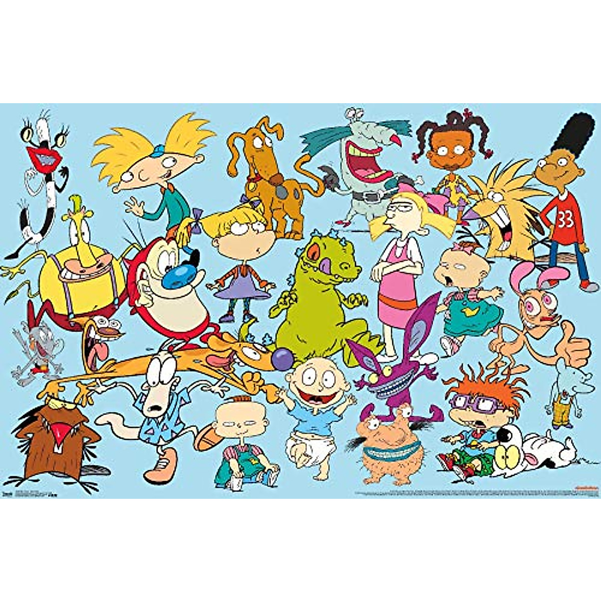 Trends International Nickelodeon Characters Wall Poster, 22.375" x 34", Unframed Version