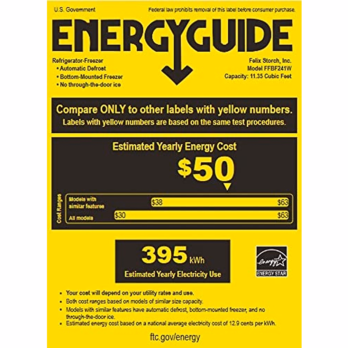 Summit FFBF241W 24 Bottom Freezer Refrigerator with 11.35 cu. ft. Capacity Crisper Drawer Ultra Quiet Operation in White