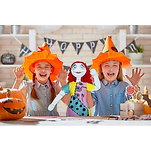 illuOKey Sally Plush Doll, Nightmare Moon Plush of Sally, Premium Animated Stuffed Doll Nightmare Before Christmas Toys Inspired, Cute Sally Baby Doll for Pumpkin King Plush Collectors, 20-inch