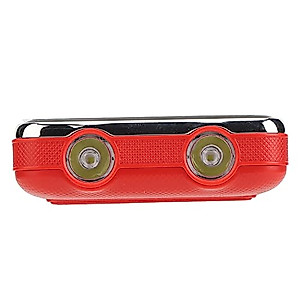 G600 Unlocked Cell Phone for Senior, 2G GSM Unlocked Mobile Phone, 6800mah, Dual SIM Senior Phone Unlocked with Big Button Loud Voice (Red)