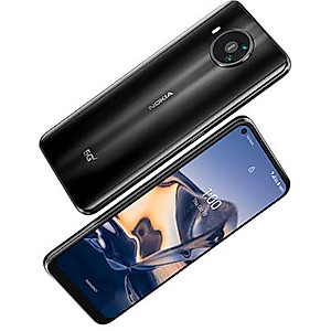 SIMBROS Nokia 8 V 5G UW TA-1257 6/64GB 6.8in Meteor Gray 8v Unlocked for Any SIM AT&T T-Mobile Cricket TRACPHONE - Complete Extra sim Key Bundle Package- Reg Price 699.99 NOT for VERIZON