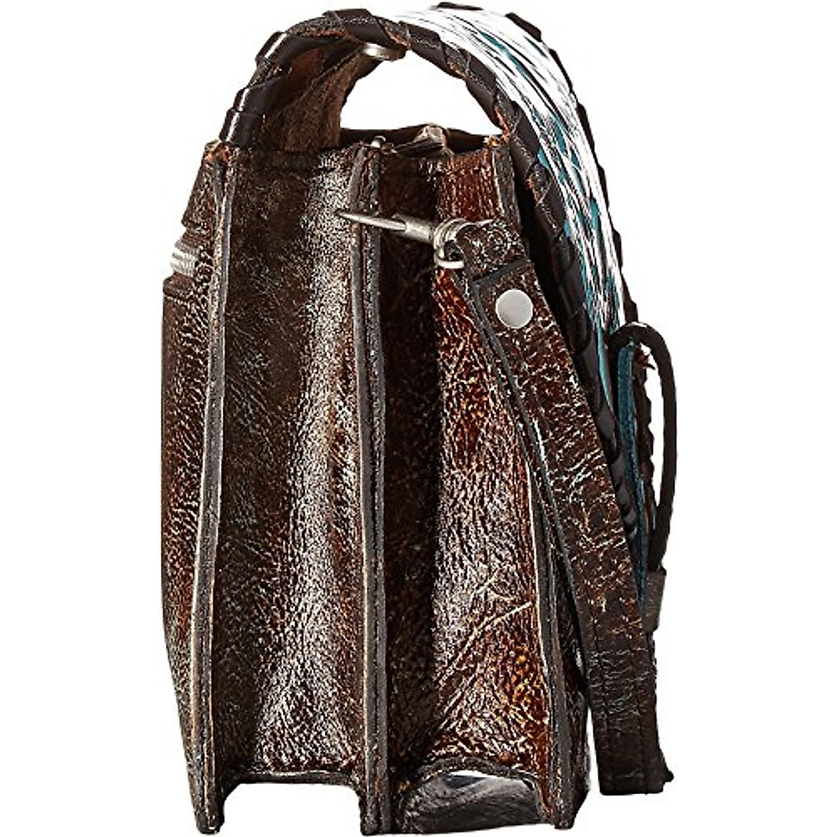 Patricia Nash Women's Lanza Crossbody Organizer Turquoise Crossbody Bag