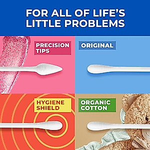 Q-tips Cotton Swabs, 500 Count (Pack of 2)