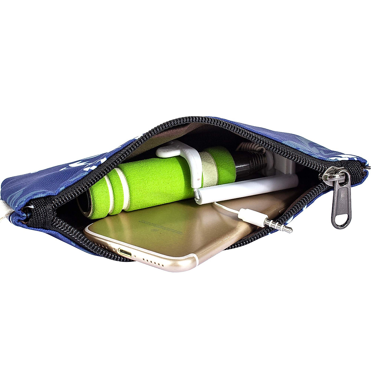 Leaper Water-Resistant Floral School Backpack Girls Lunch Bag Purse Dark Blue