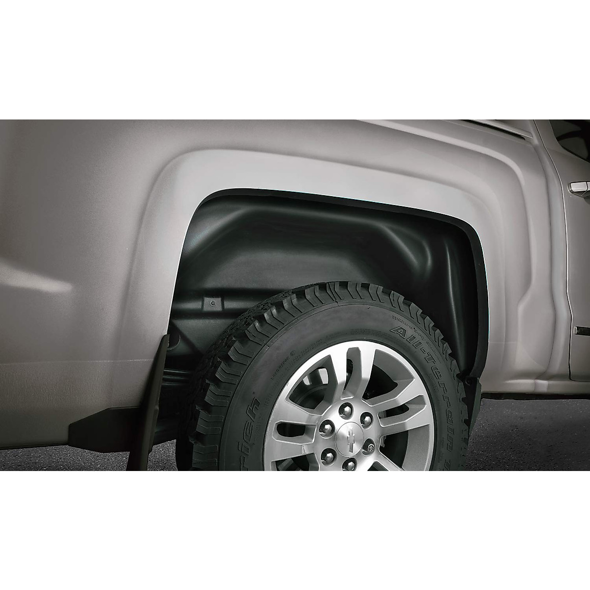 Husky Liners - Rear Wheel Well Guards | 2011 - 2016 Ford F-250/F-350 - SINGLE REAR WHEELS - Black, 2 Pc. | 79111