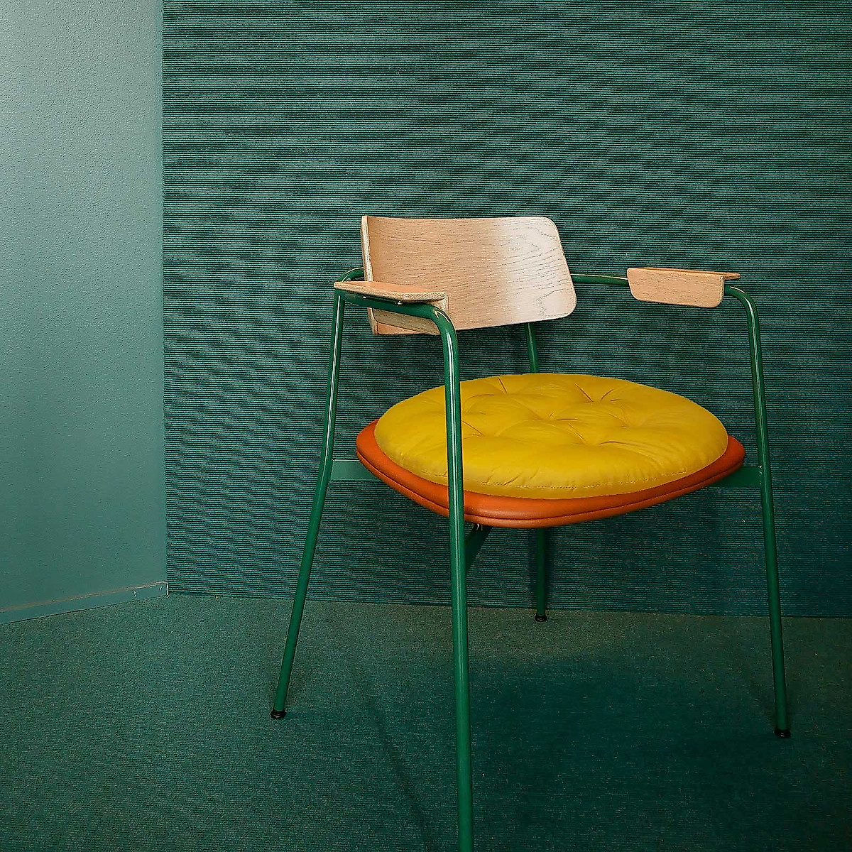 Scceatti Thick Soft Seat Cushion 16In Car Seat Cushions for Driving Round Cushion Garden Pad Seat Round Home Car or Decor Cotton Patio Chair Mat for Office Dining Home Kitchen Garden Patio