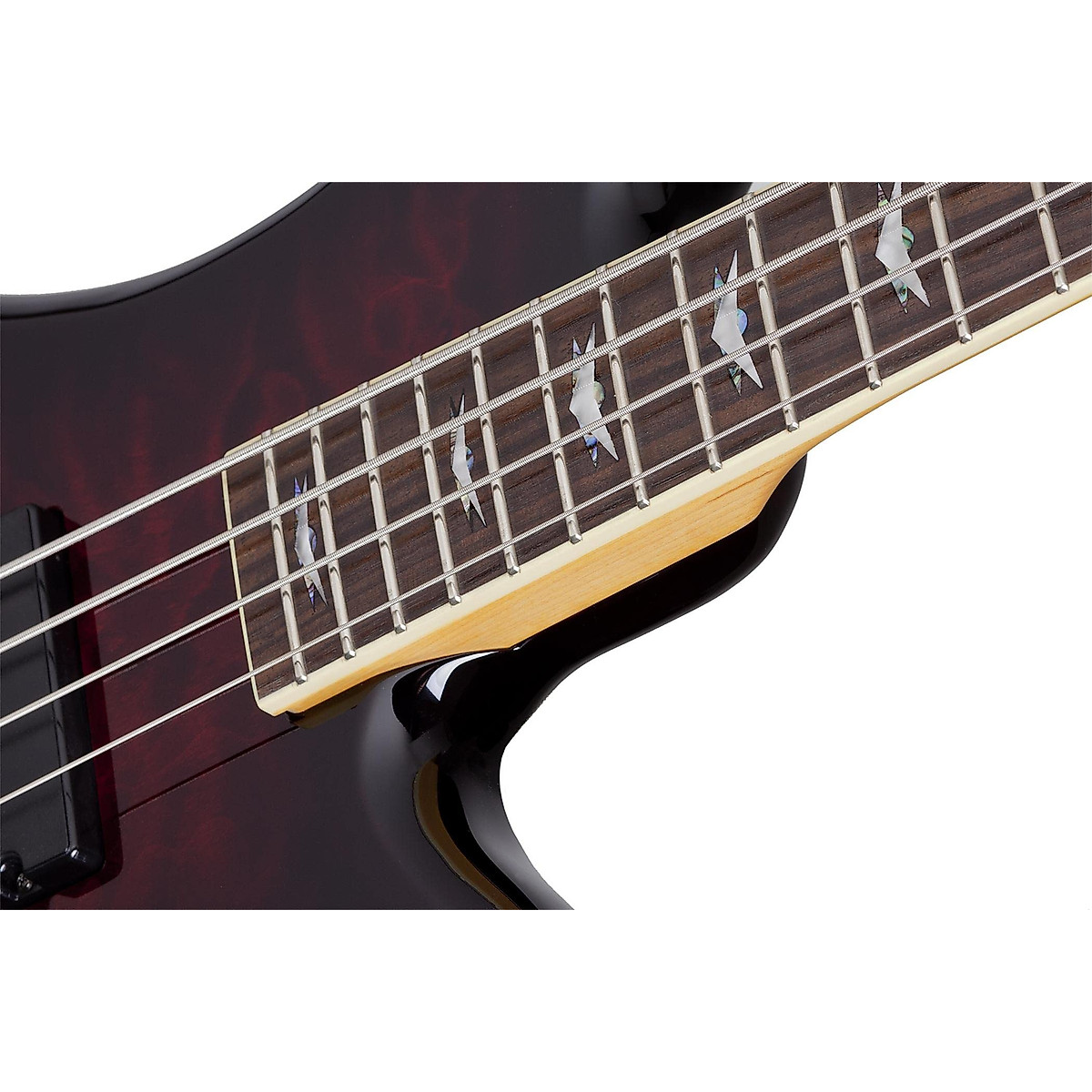 Schecter Stiletto Extreme 4 Bass Guitar - Black Cherry