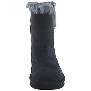 Koolaburra by UGG Women's ARIBEL Short Leopard Fashion Boot, Insignia Blue, 10