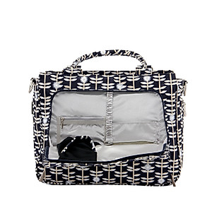 JuJuBe Be Classy Structured Multi-Functional Diaper Bag/Purse, Classic Collection - Dandy Lines