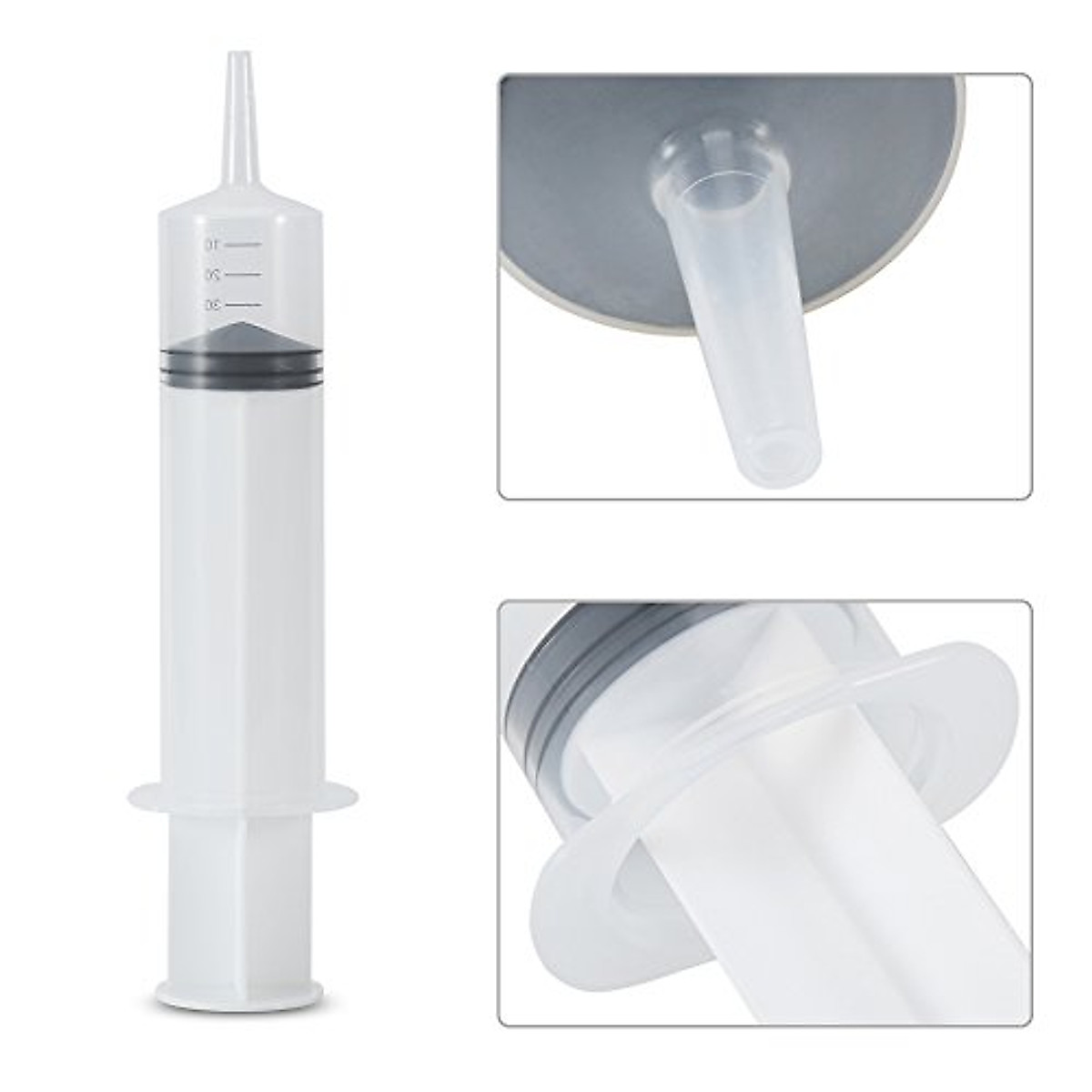 150ml Measuring Syringe Large Plastic Feeding Syringe Measuring Syringe for Measuring Hydroponic Nutrient and Solution Preparation