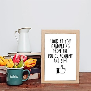MQMRYeto Police Academy Graduation Card, Funny Police Officer Congratulations Gift, Policeman Congratulations Card, Policeman Promotion Card