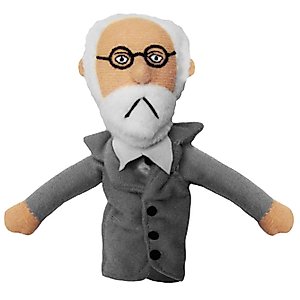 Sigmund Freud Finger Puppet and Refrigerator Magnet