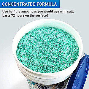 Safe Paw Child Plant Dog Paw & Pet Safe Ice Melter, 100% Salt/Chloride Free -Non-Toxic, Vet Approved, No Concrete Damage, Fast Acting Formula, Last 3X Longer – 35lbs