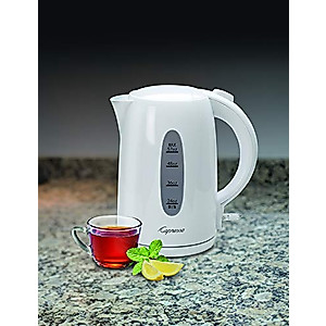 Capresso 279.02 Electric Water Kettle, 57 oz, White