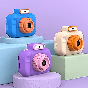 Nsxcdh 2.0inch Children's Digital Camera, Dual Front & Rear Cameras, 4800W HD Camera with 8X Digital Zoom for Photography & Video Recording, Children's
