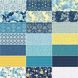 Rockstar Sewing Veranda Strip-Pies 40 2.5-inch Strips Jelly Roll Benartex