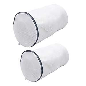 PRETYZOOM 2pcs Shoe Bag Sock Sneakers Wash Machine Bag Laundry Mesh Bags Travel Laundry Bag Laundry Bag for Travel Washing Machine Bag Bra Washer Bag Dryer Shoe Washing Bag White Polyester