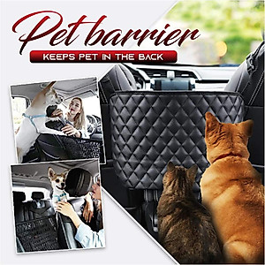 Car Seat Storage and Handbag Holding Net Hanging Storage Bag Between Car Seats,Barrier of Back Seat Pet Kids