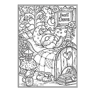 Creative Haven Gnome Sweet Gnome Coloring Book (Adult Coloring Books: Fantasy)