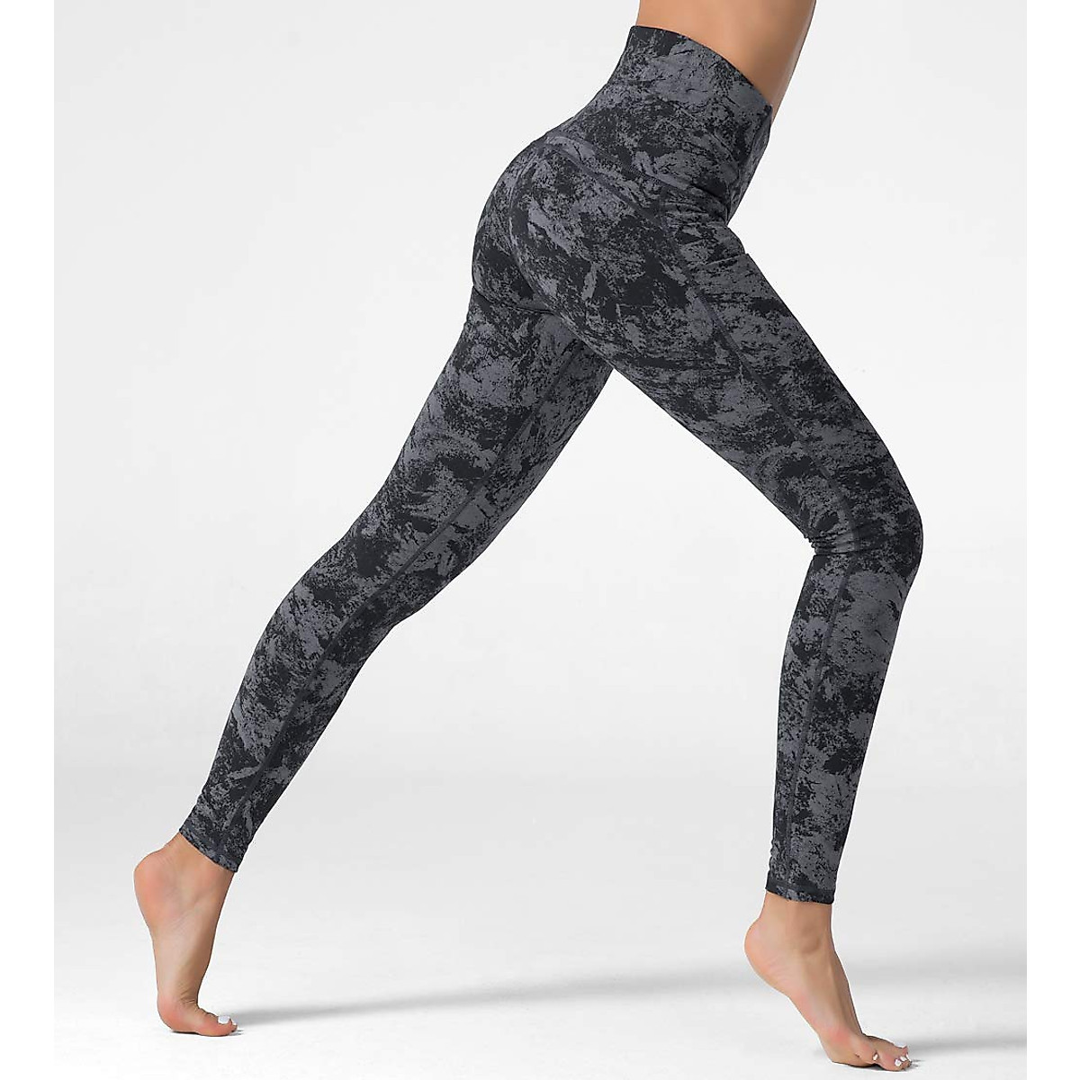 Dragon Fit Compression Yoga Pants Power Stretch Workout Leggings with High Waist Tummy Control