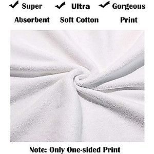 Face Towel Hand Cloth Terry Towels Washcloth Bright Cute Cartoon Owls Bath Decor Gift for Hotel-Spa-Kitchen Multi-Purpose,Soft,Quick-Dry 30 X 15 inch