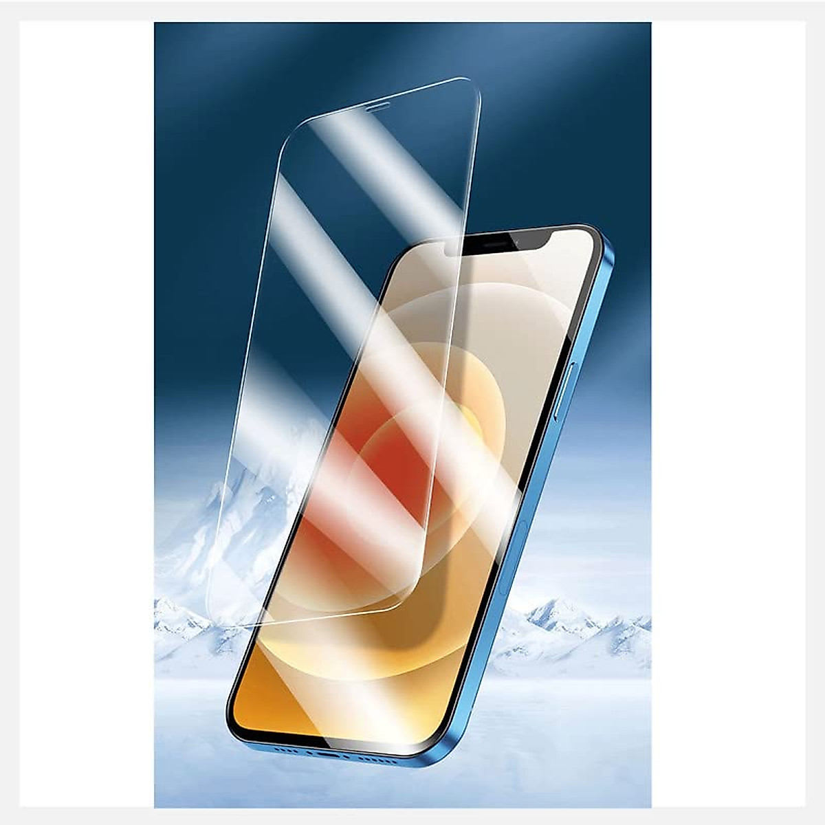 Ikiiqii Cover for Gigaset GS5 Lite (6.30") case Shell Soft Silicone TPU Transparent Protective Cases + 9H Hardness HD Tempered Glass Screen Protector Film Protection -Clear