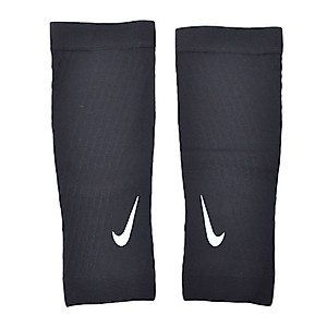 Nike Zoned Support Calf Sleeves Black | Silver Medium