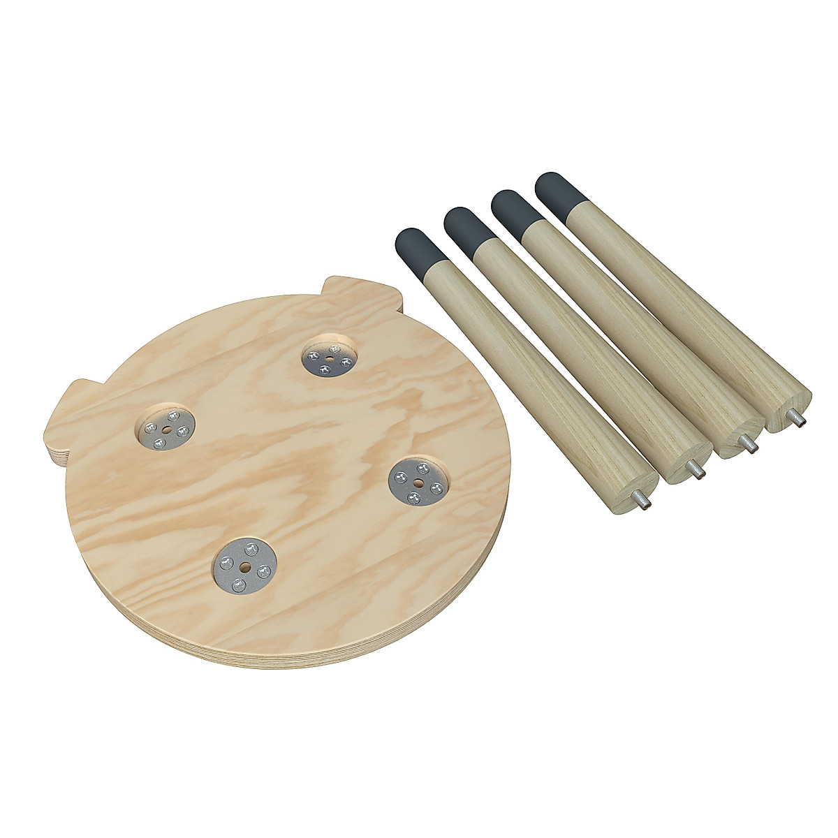 THE OVI FAMILY Kid’s Stool -12 inch Non-Slip Folding Step Stool,Wooden Chair, Lightweight Assembled Four-Legged Sitting Stool- Kitchen,Bathroom, Bedroom, Classroom, Playroom