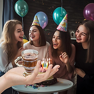 Iced Coffee Candle Scented Decorative Novelty Candles Natural Soy Wax Cute Western Home Bedroom Decor Brown Birthday Women Girfriend Sister Presents