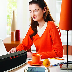 Spracht BluNote Pro Blutooth Speaker - Portable Conferencing and Wireless Speaker, Visual Scrolling Caller ID and Dual MEMs Mics