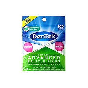 DenTek Deep Clean Bristle Picks Two Packs of 100 Each