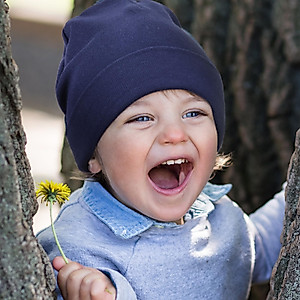 DRESHOW BQUBO 6 Pack Baby Hats for Boys Girls Unisex Baby Beanie Hat Soft Cute Knit Cap Nursery Beanie for Newborn Infant Toddler Kid