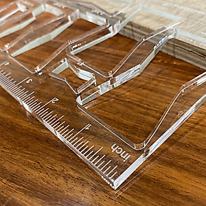 ETFOBMI Router Template for Woodworking, 8 in 1 Router Jig Bow tie Template Jia for Woodworking, Butterfly Inlay Template Decorative Bowtie Router Template