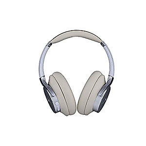 Altec Lansing Comfort Q+ Bluetooth Headphones, Active Noise Cancellation, Comfortable, Quite, Noise Cancelling Headphone, Up to 26 Hours of Playtime, 30 Ft. Wireless Range, White/Cream