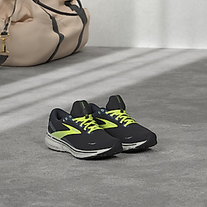 Brooks Men's Ghost 15 Neutral Running Shoe - Peacoat/Nightlife/Grey - 11 Medium