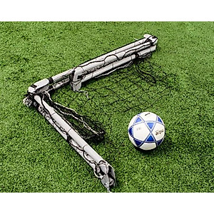 Lifetime 90046 Soccer Goal with Adjustable Height and Width, 7' x 5',Black