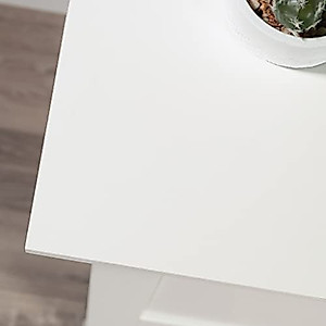 Sauder Miscellaneous Storage Craft & Sewing Armoire, L: 35.11" x W: 21.81" x H: 61.58", Glacier White finish