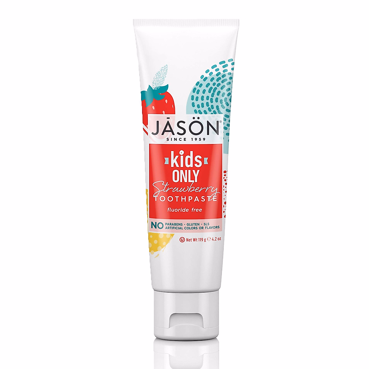 Jason Kids Only! Strawberry Toothpaste 4.2 oz, Pack of 3