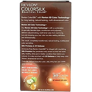 Revlon Colorsilk Hair Color 42 Medium Auburn, Pack of 3