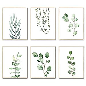 WINDVALE Green and Pink Wall Art Prints Aesthetic Posters,Cute Room Decor For Teen Girls,Botanical Plant Daisy Pictures for Bedroom Wall decor,Inspirational Wall Art for Women Room Dorm Room Decor