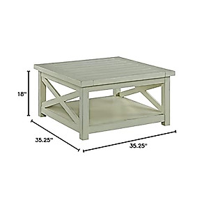 Seaside Lodge White Coffee Table by Home Styles