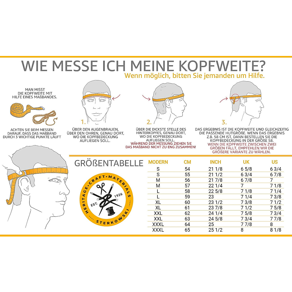 Sterkowski Men's Newsboy Cap | Anthracite Herringbone Tweed Cap with Cotton Lining | Unisex Outdoor HAT for Adults - 58 cm