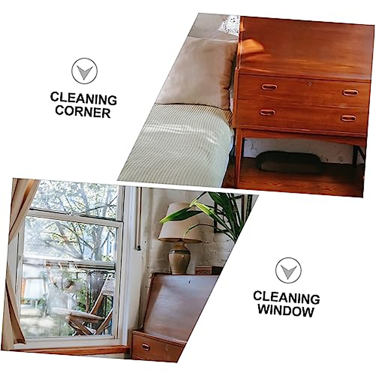 Baluue Mop Replacement Head Floor Mops Floor Cleaner Mop Cleaning Mops Refill Industrial Mop Handle Commercial Automatic Spray Refill Mop Head for Home Mop Accessories Mop Cleaning Head