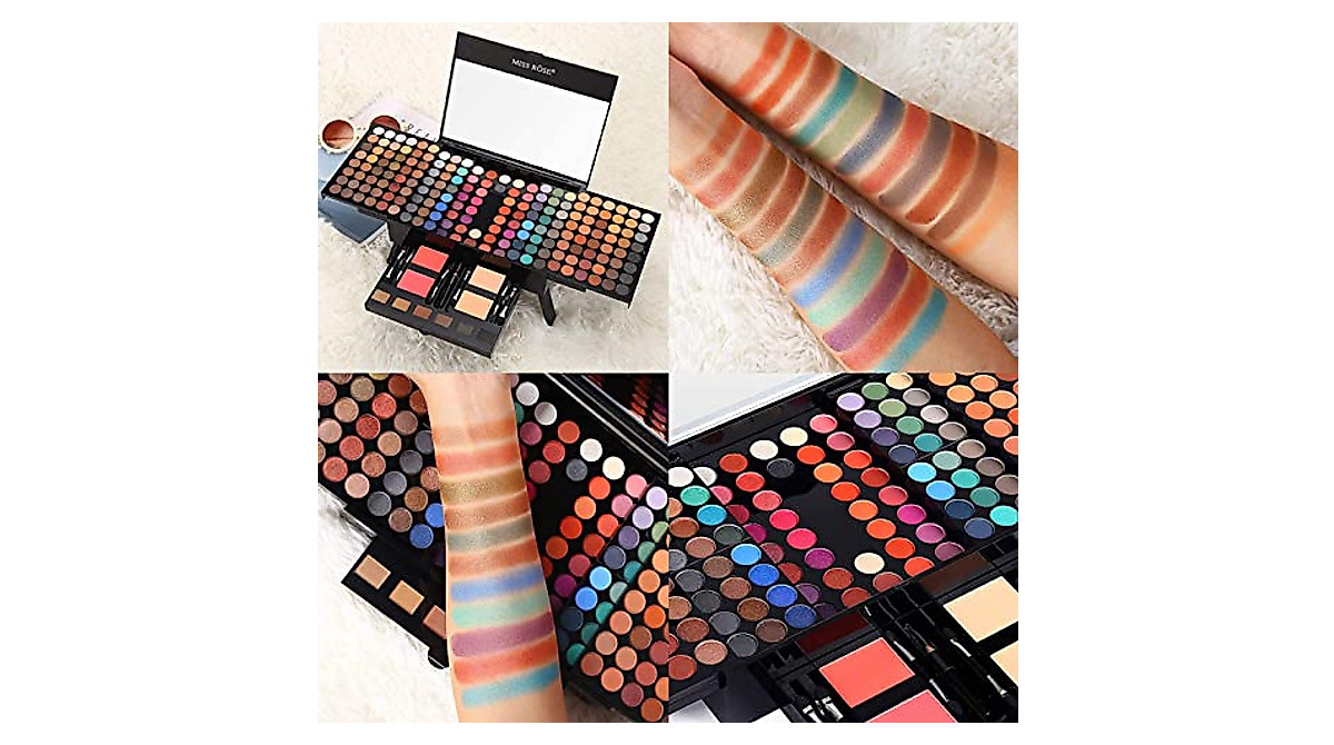 UNIFULL 190 Colors Makeup Set - Perfect for Beginners & Pros