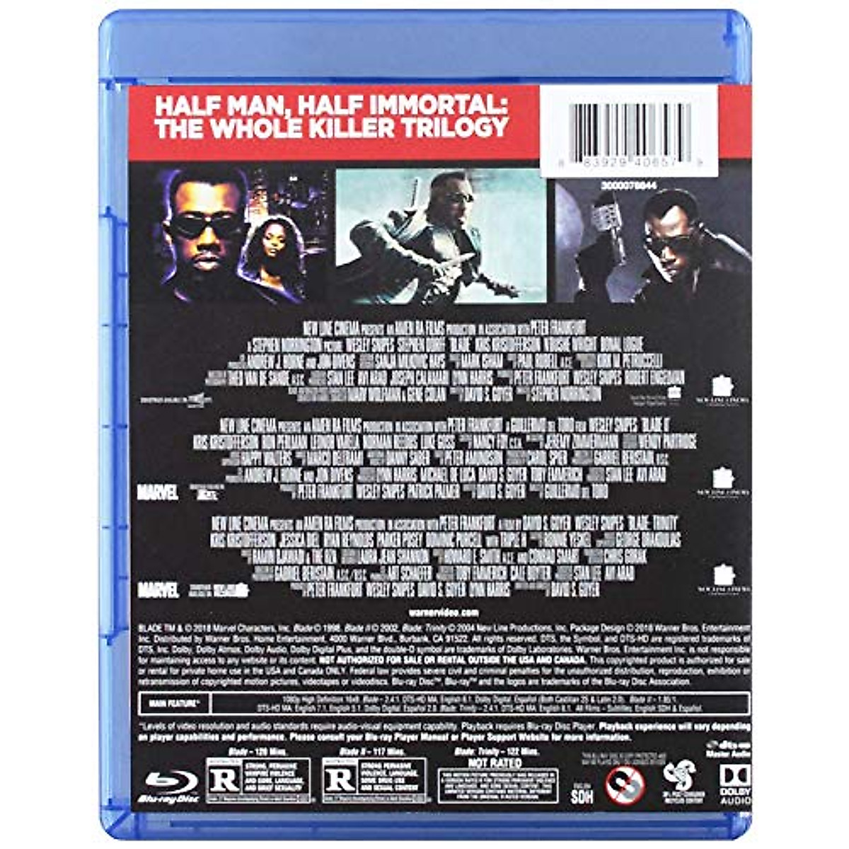 Blade / Blade 2 / Blade: Trinity (BD)(3FE) [Blu-ray]