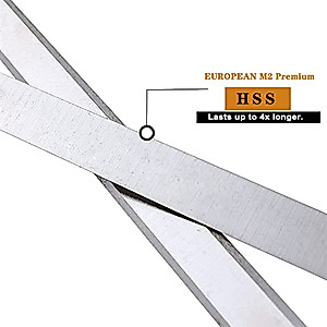 TJATSE 12 Inch HSS Planer Blades Knives for Delta 22-540 22-547 TP300 Craftman 23378, 2 Packs
